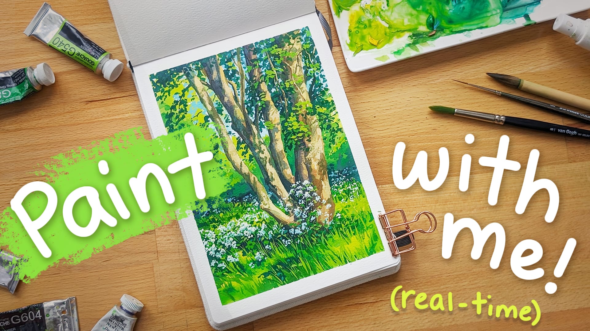 Create a Springtime Landscape with Dappled Light and Wildflowers 🎨🌿 ...